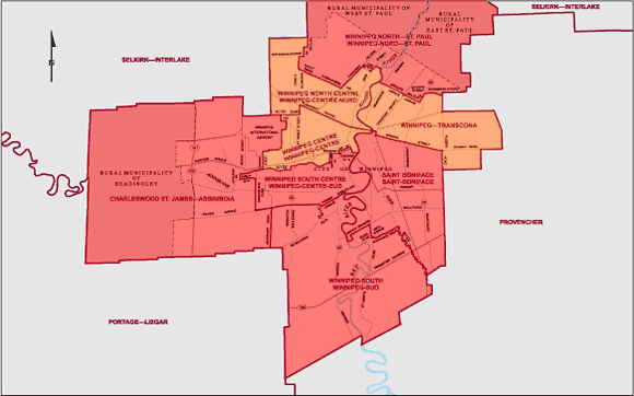 Canada Election 2004 Voter Guide: 2000 Election Results for Manitoba ...